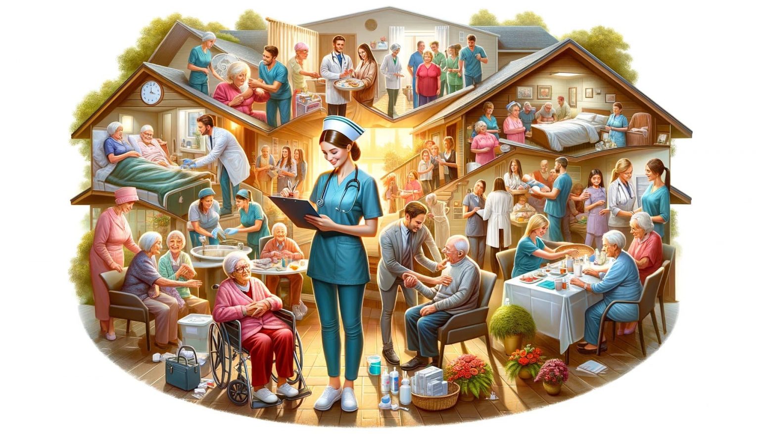 Aufgaben einer Pflegefachkraft im Pflegeheim